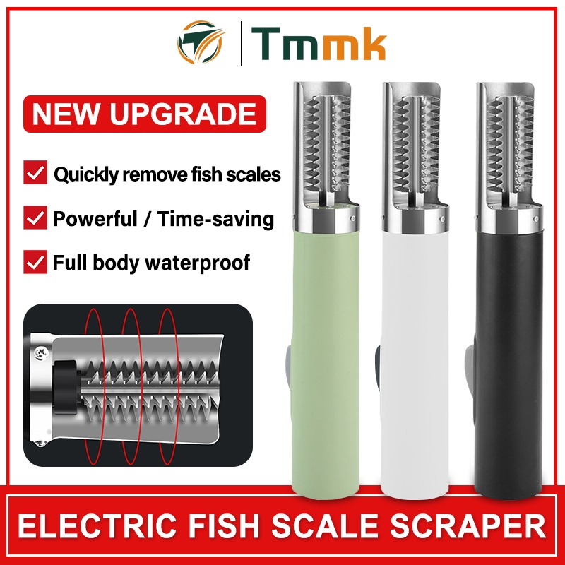 Electric Fish Scale Remover Stainless Steel Fish Scale Remover Cleaner ...