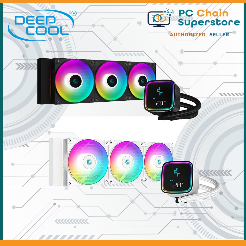 DeepCool LS720 SE Digital 360mm AIO ARGB Liquid Cooler - Real Time ...