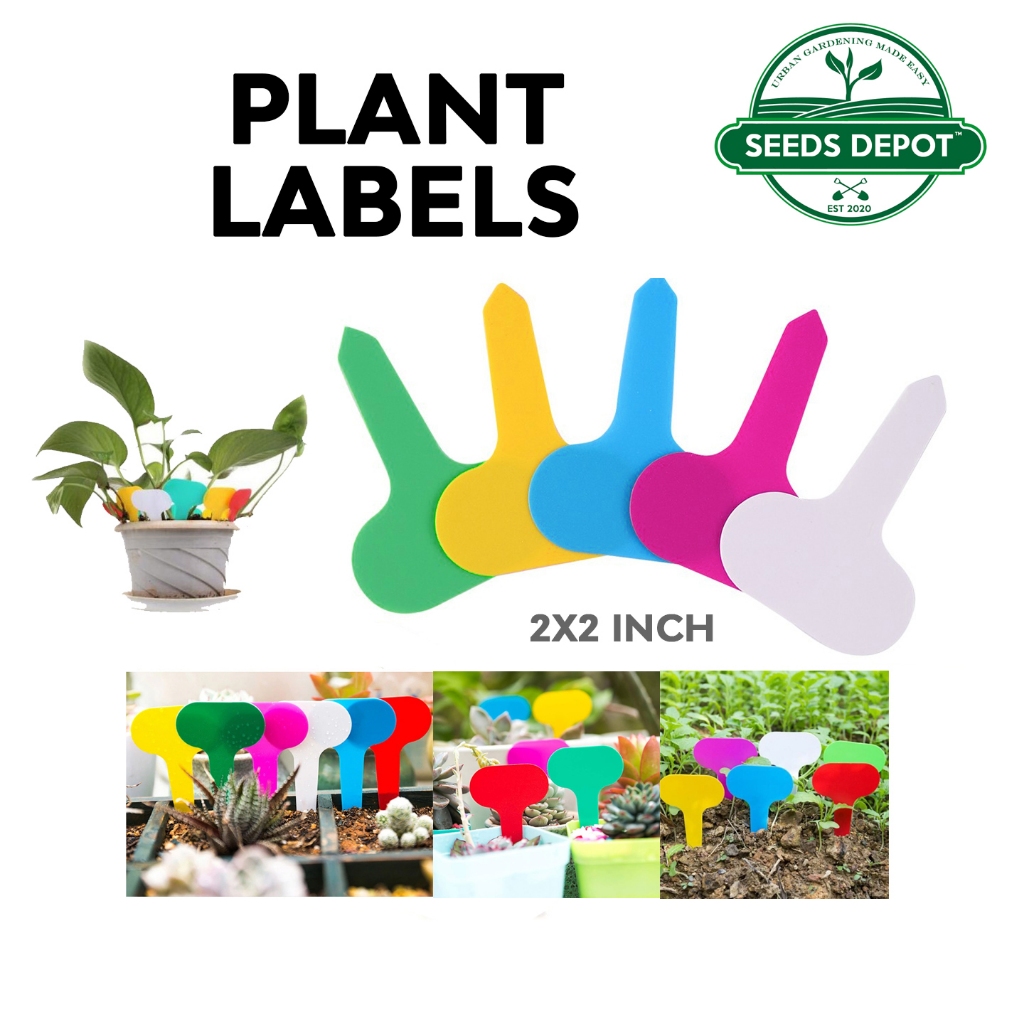 Seedling Labels 20pcs Garden Labels - waterproof reusable palstic ...