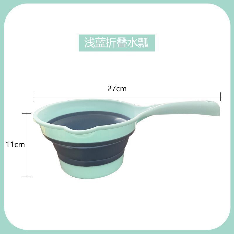 Foldable Silicone Collapsible WATER SCOOP DIPPER Water Ladle Multi ...