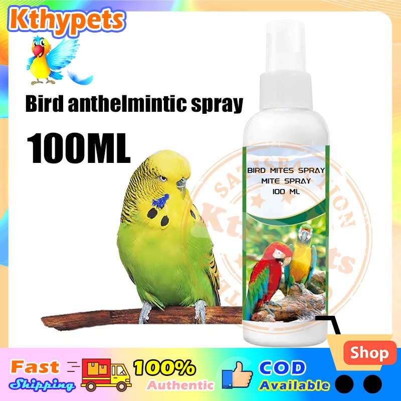 100ml Bird parrot anthelmintic spray Anti Lice and Mites Spray for ...