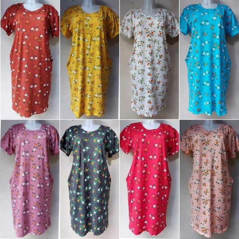 Duster Pangbahay Floral Random Print | Shopee Philippines