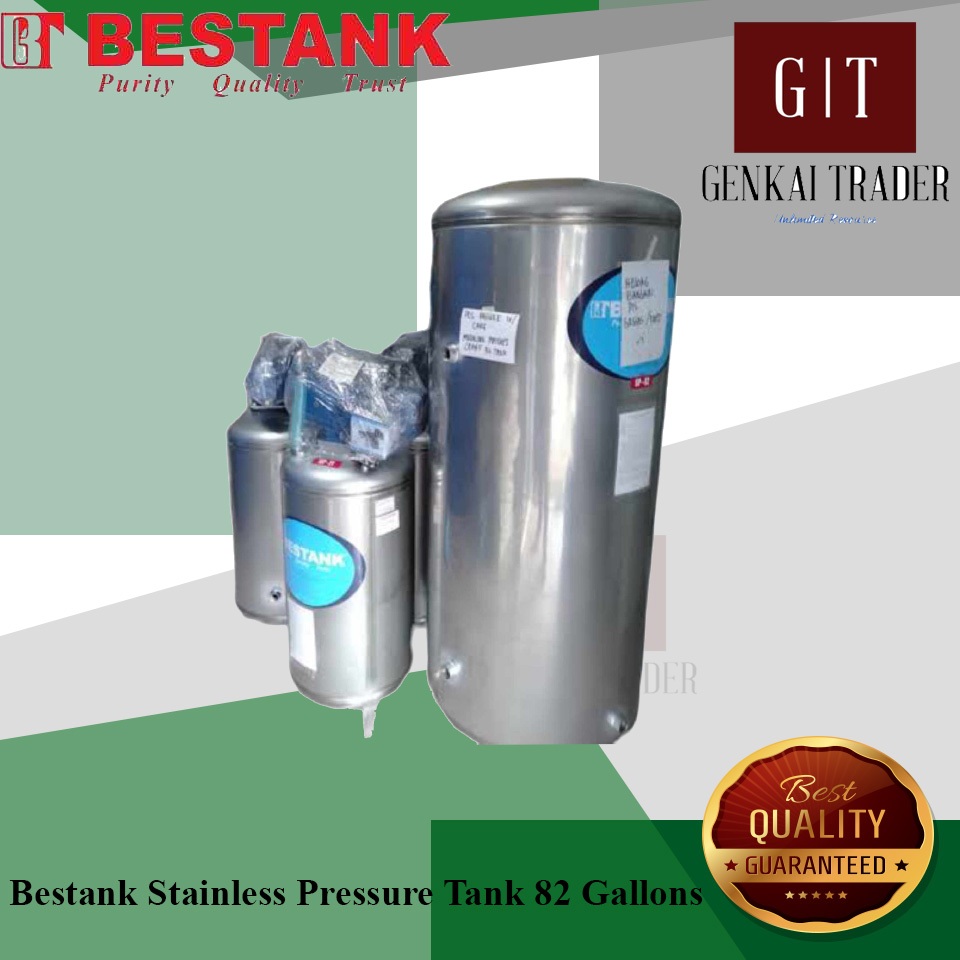 Bestank Original Stainless Pressure Tank 82 Gallons Gals | Shopee ...
