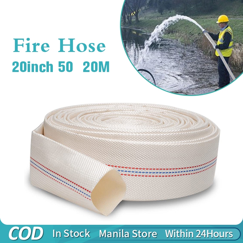 20m 2 inch Fire Hose Explosion-Proof Irrigation Hose for Garden Lawn ...