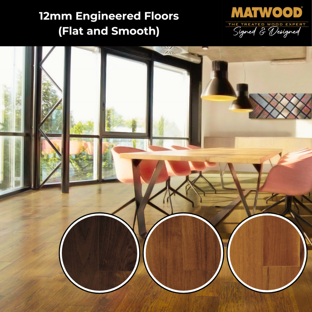 Matimco Inc. Matwood 12mm Engineered Floor (Flat And Smooth Surface ...