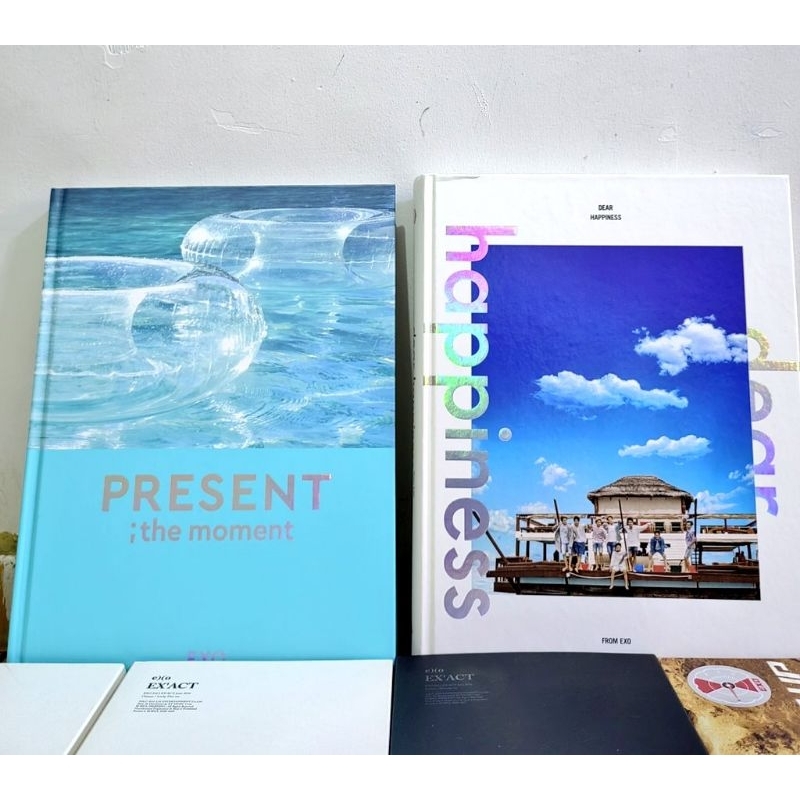 EXO PRESENT; the moment Photobook & Dear Happiness Photobook (ON HAND ...