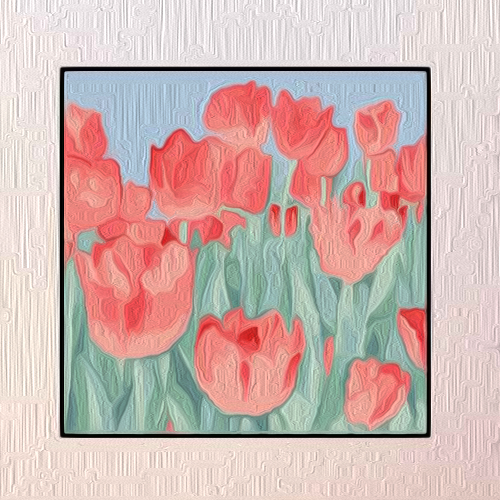 20*20 cartoon char Framed Digital Painting Pagpipinta DIY Canvas ...