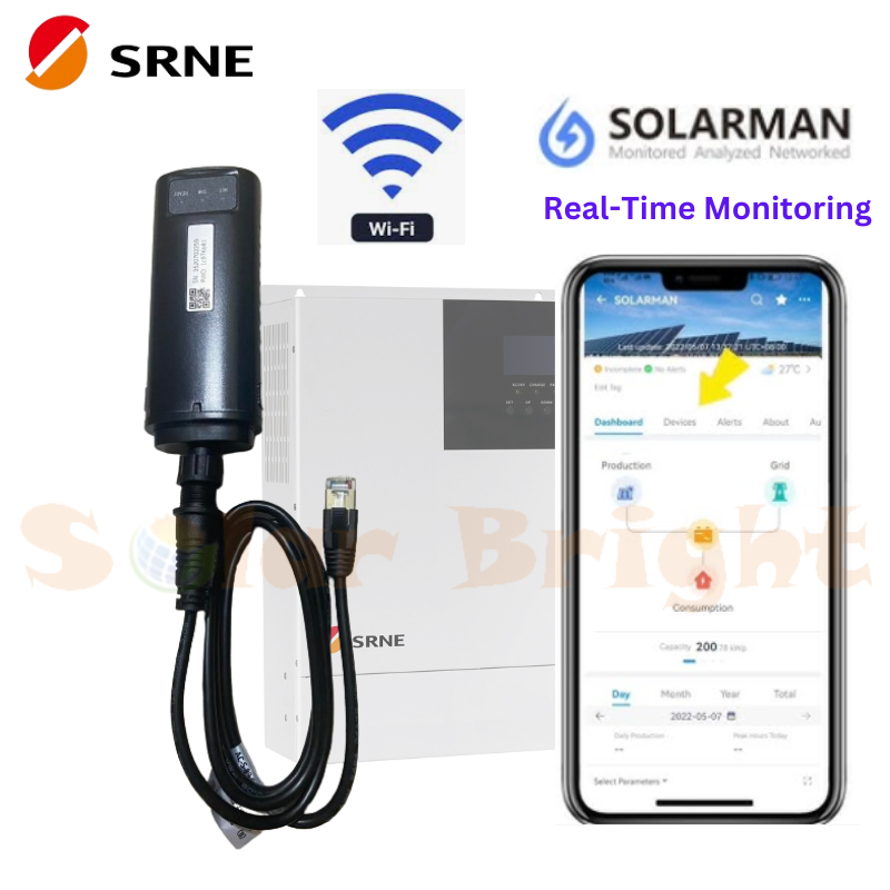 SRNE Original Wifi Plug Pro Stick Logger for SRNE Hybrid MPPT Inverters ...