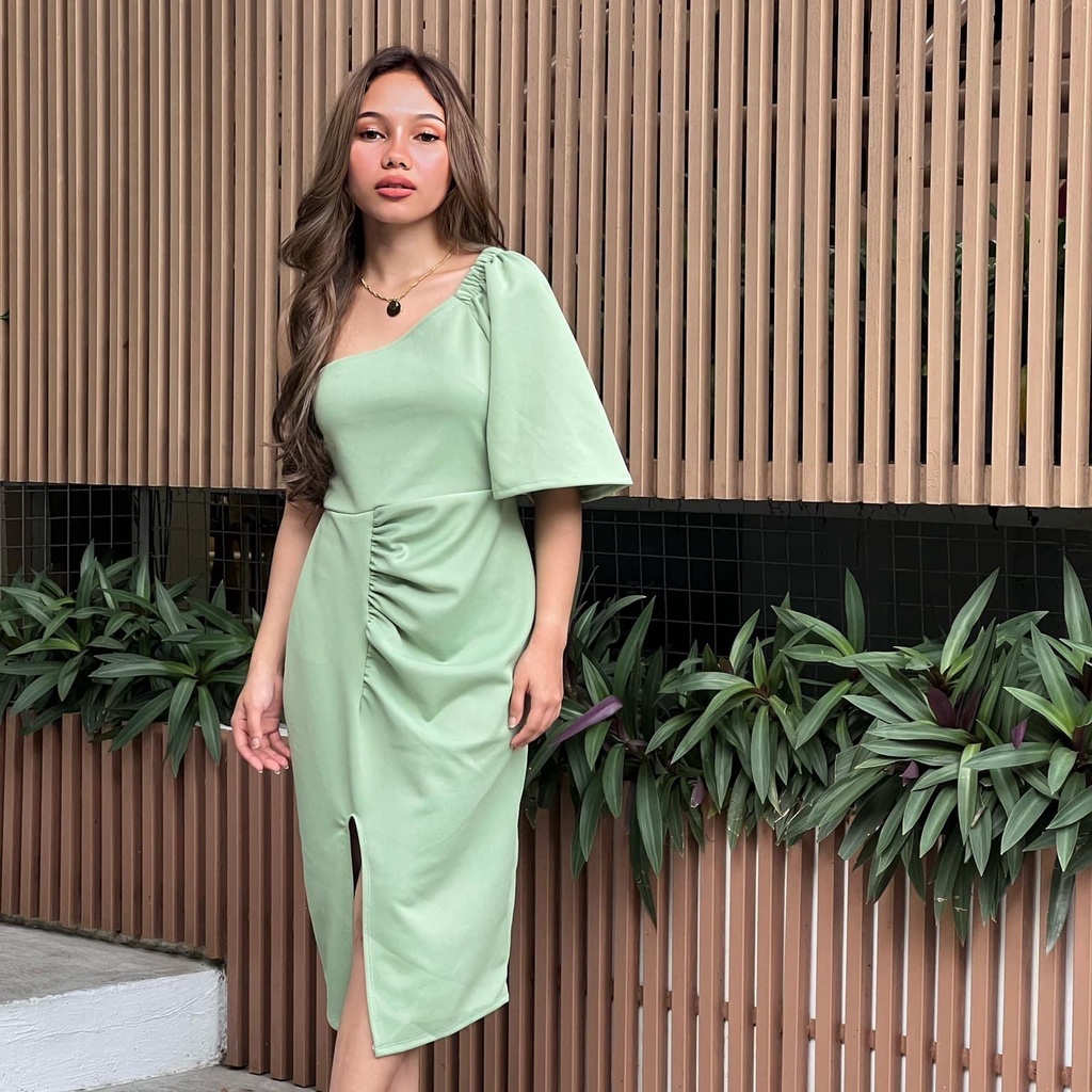 ONE SHOULDER DRESS FORMAL DRESS COCKTAIL DRESS GRADUATION DRESS SEMI ...