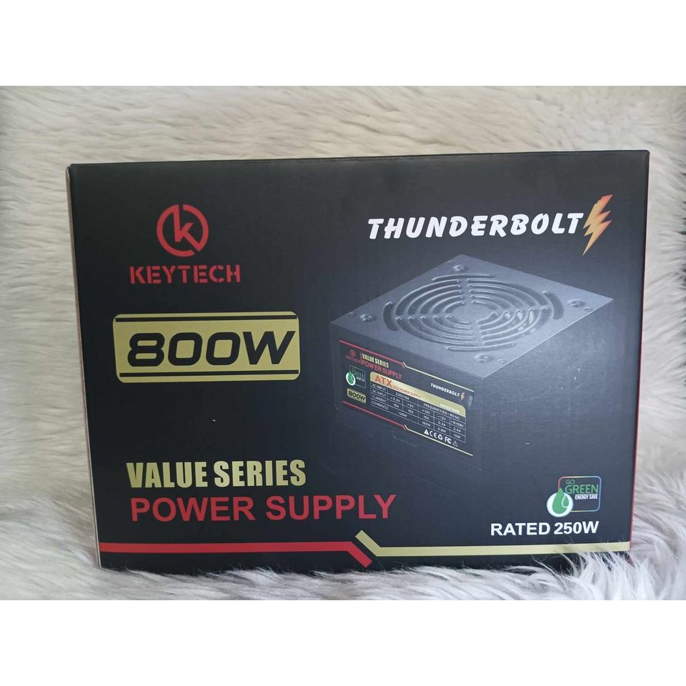 Keytech Thunderbolt 800W GENERIC POWER SUPPLY | Shopee Philippines