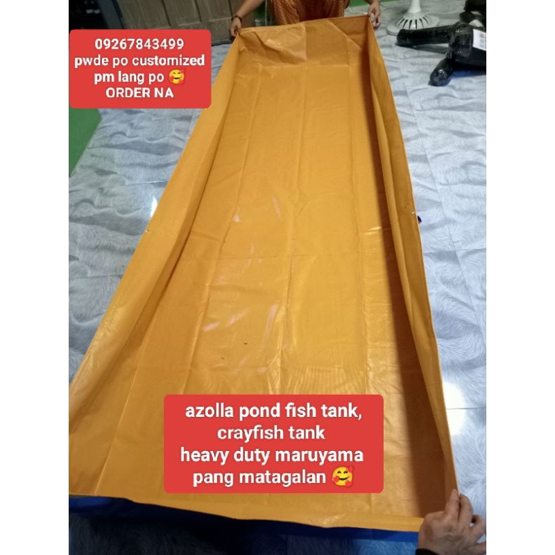 Azolla pond, fish tank PVC 3x2x1ft free Tali PANG UMPISA (temporary ...