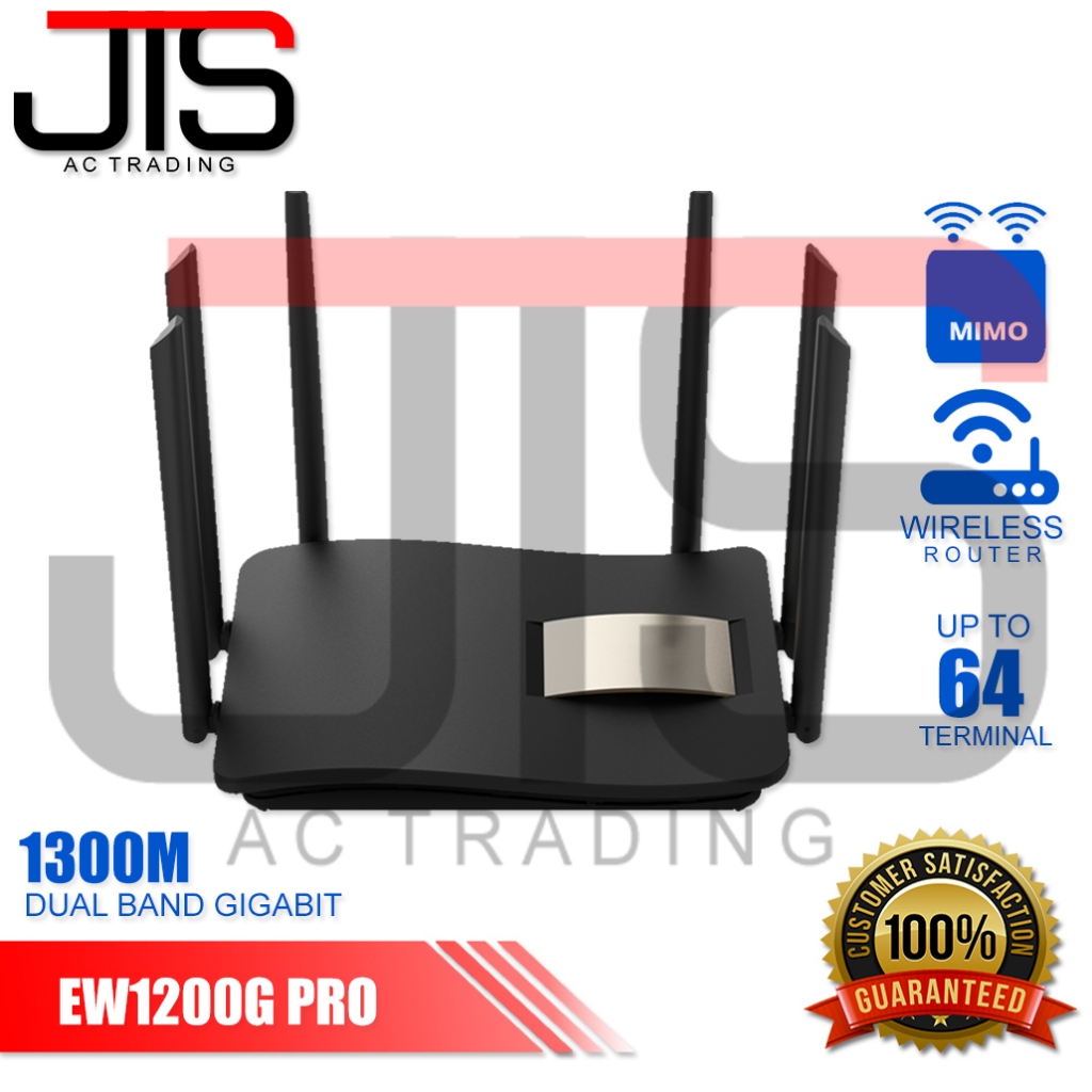 EW1200G PRO 1300M DUAL BAND GIGABIT WIRELESS ROUTER MESH | Shopee ...