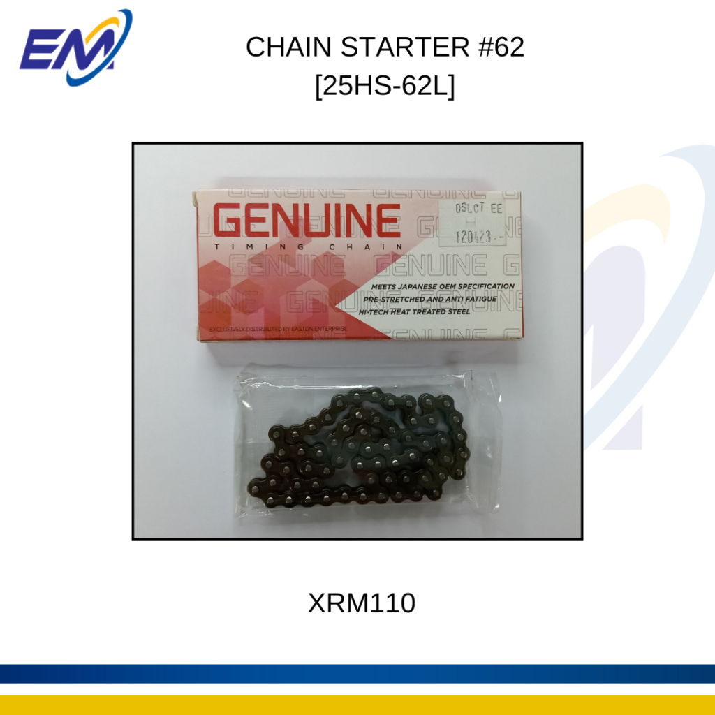 GEN. PACK STARTER CHAIN #62L XRM110 | Shopee Philippines