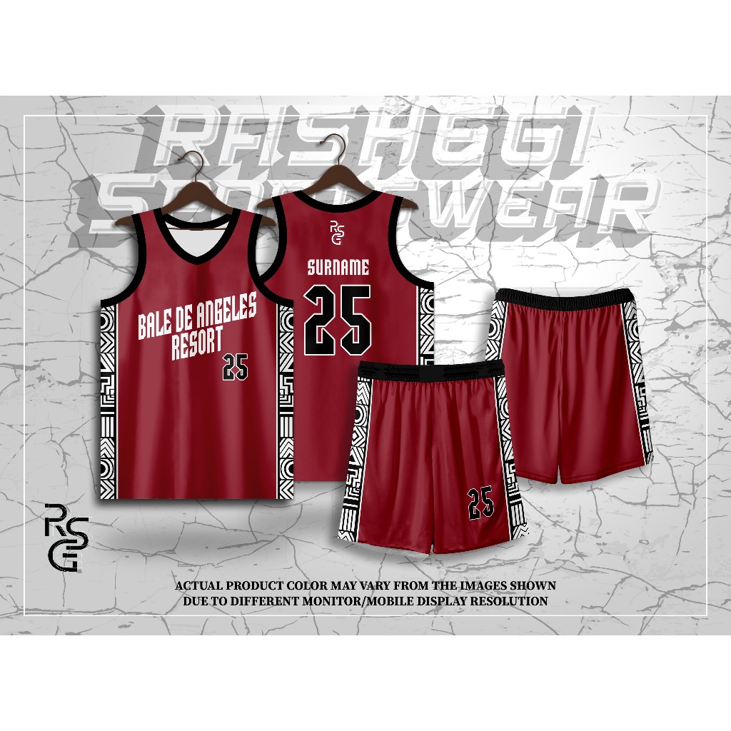 2024 RSG Customized Jersey Full Sublimation UP Maroon Inspired | Shopee ...