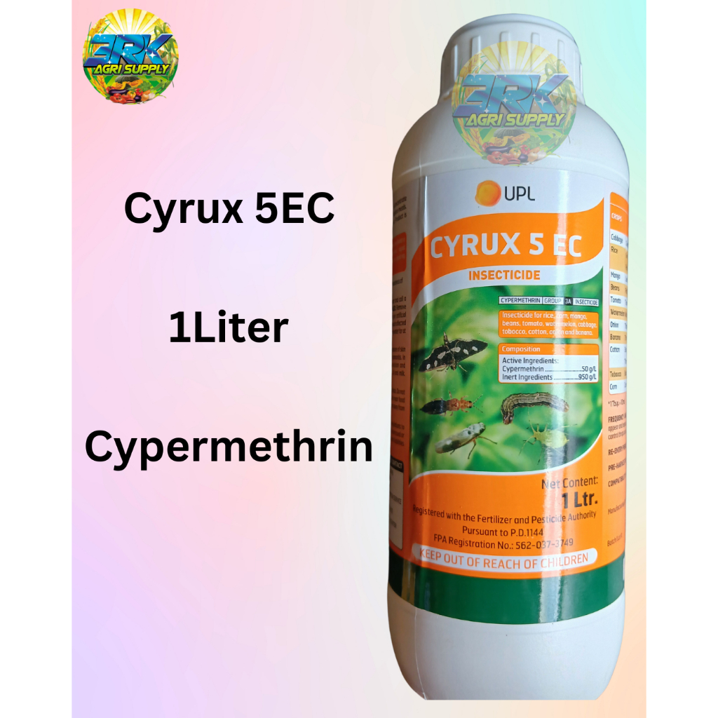 Cyrux 5 EC Insecticide Cypermethrin 1Liter | Shopee Philippines