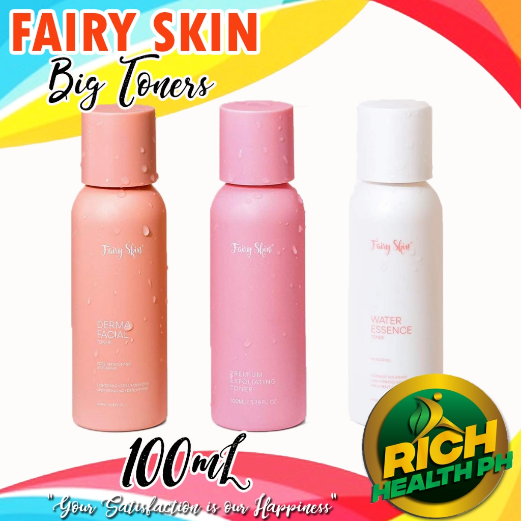 Fairy Skin Big Toners 100mL (Choose: Premium Exfoliating Water Essence ...