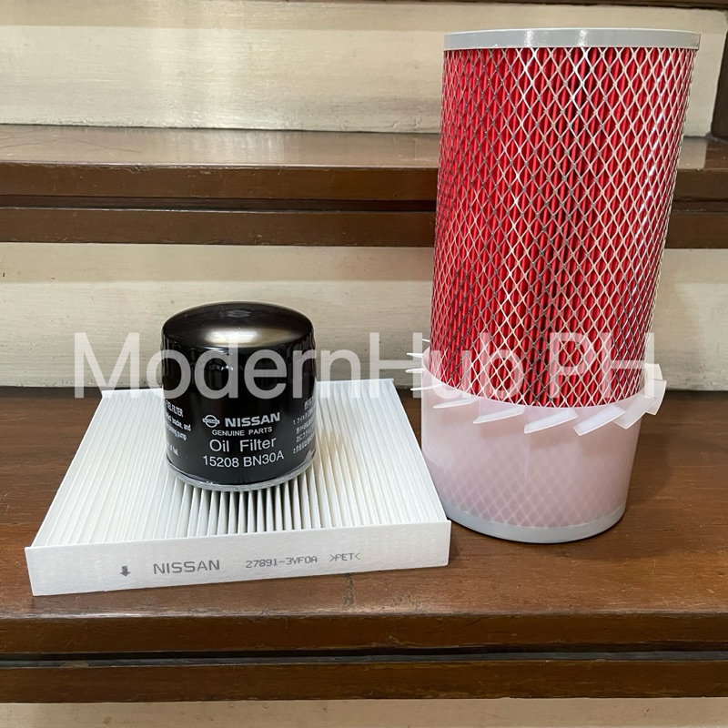 SET PMS Nissan Nv350 2016 up cabin filter oil filter and air filter ...