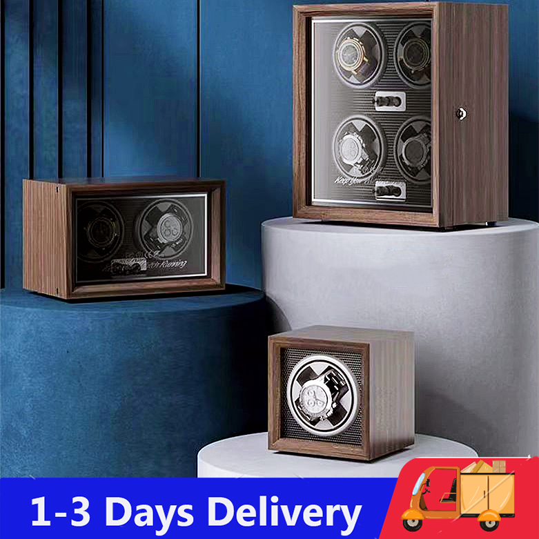 Luxury Wood Watch Winder High-End Automatic Watches Box With Mute Motor ...