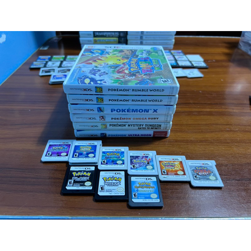 Pre-owned Nintendo DS, 2DS & 3DS Pokemon Games List | Shopee Philippines
