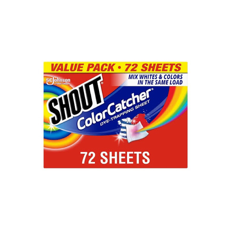 Shout Color Catcher Sheets (72 pcs) | Shopee Philippines