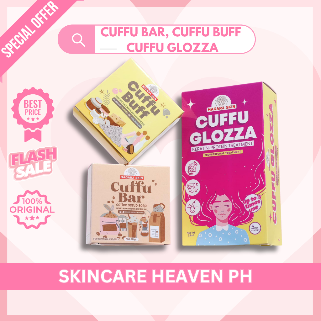 Magara skin Cuffu Buff & Cuffu Bar Coffee Scrub Whitening Soap | Shopee ...