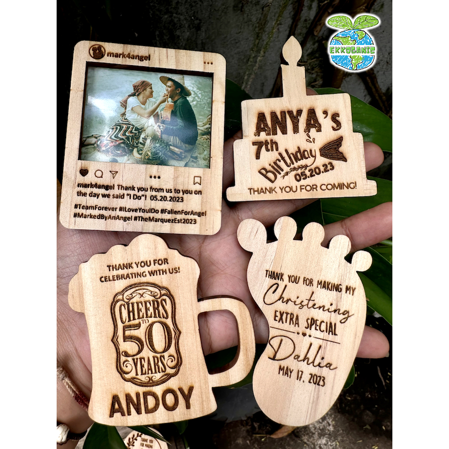 𝗪𝗼𝗼𝗱𝗲𝗻 𝗥𝗲𝗳 𝗠𝗮𝗴𝗻𝗲𝘁 𝘄𝗶𝘁𝗵 𝗳𝗿𝗲𝗲 𝗽𝗲𝗿𝘀𝗼𝗻𝗮𝗹𝗶𝘇𝗲𝗱 𝗲𝗻𝗴𝗿𝗮𝘃𝗲 & 𝗽𝗮𝗰𝗸𝗮𝗴𝗶𝗻𝗴 | Shopee ...