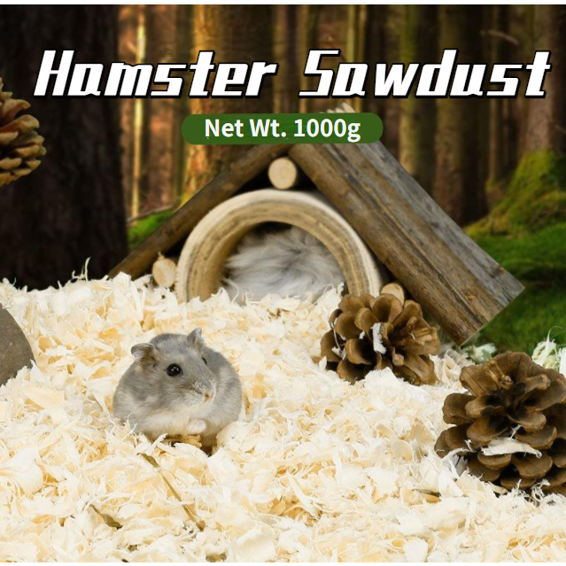 1kg Natural Hamster Sawdust Wood Chips Shavings Kusot For Hamster ...