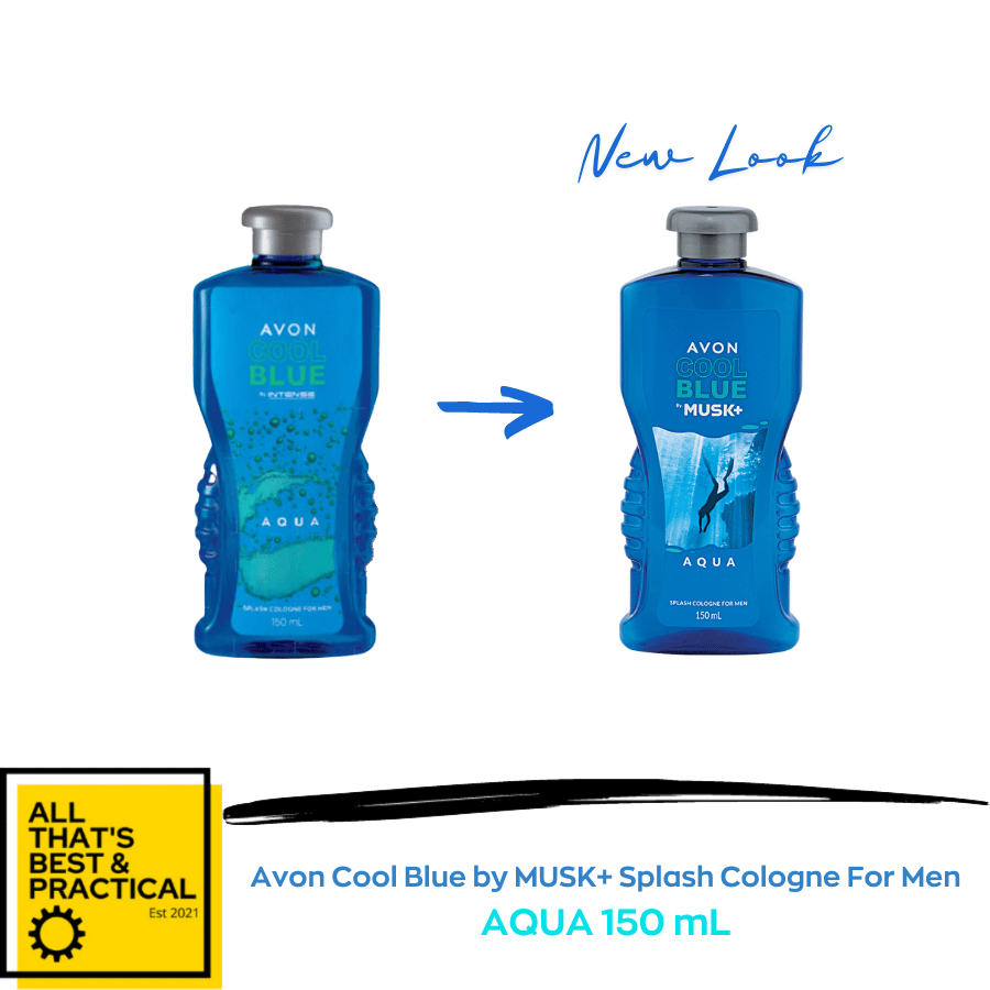Avon Cool Blue by Musk+ Splash Cologne for Men 150 mL | Shopee Philippines