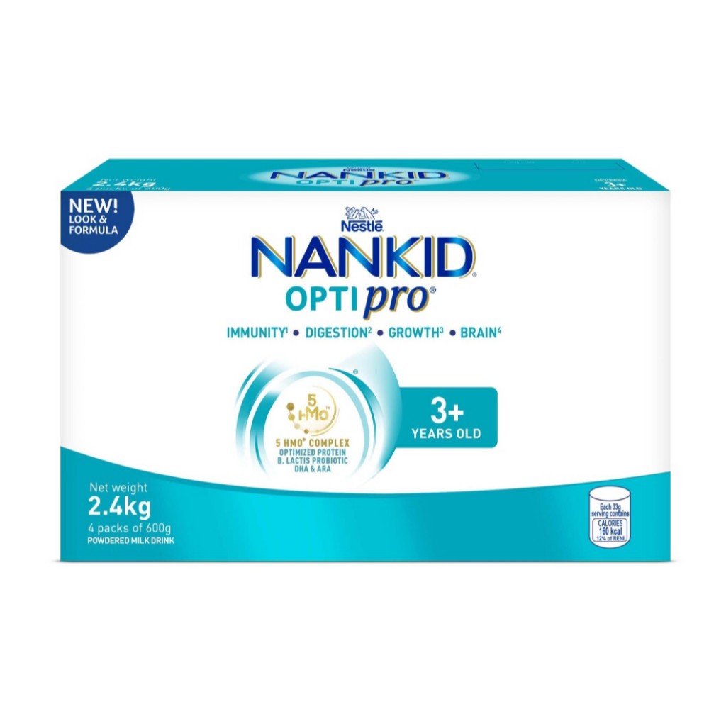NANKID OptiPro Four Powdered Milk For Children Above 3 Years Old 2.4kg ...