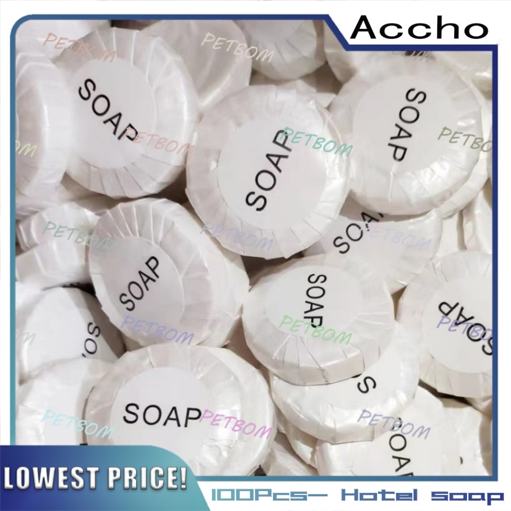 (COD)HOTEL BATH SOAP in PREMIUM PILLOW PACK 10gms-100 pcs. | Shopee ...