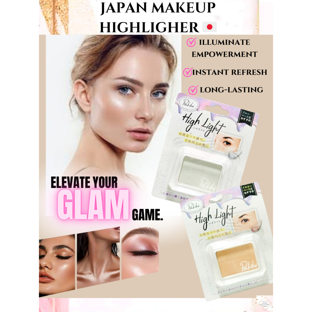 MAKEUP HIGHLIGHTER ( AUTHENTIC JAPAN PARKIKOI ) | Shopee Philippines