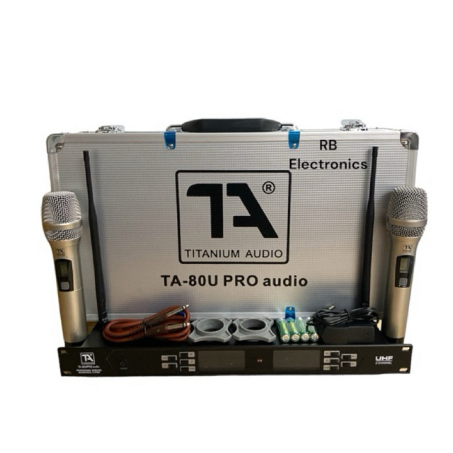 TITANIUM AUDIO TA-80U Pro Wireless Microphone | Shopee Philippines