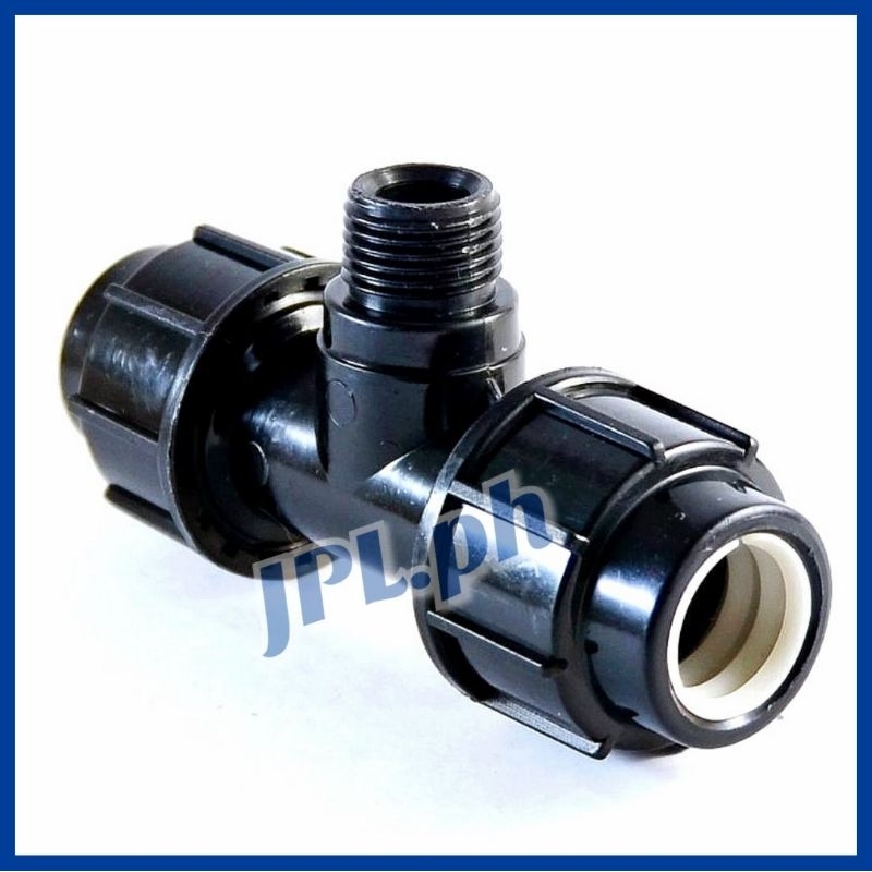 PE Compression Fittings MALE TEE 1/2", 3/4",1" black | Shopee Philippines