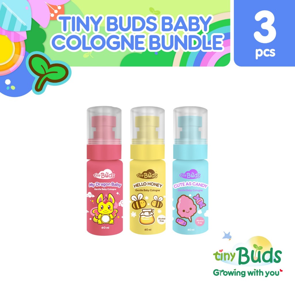 Tiny Buds Baby Cologne Bundle | Cute As Candy Hello Honey Lucky Baby ...