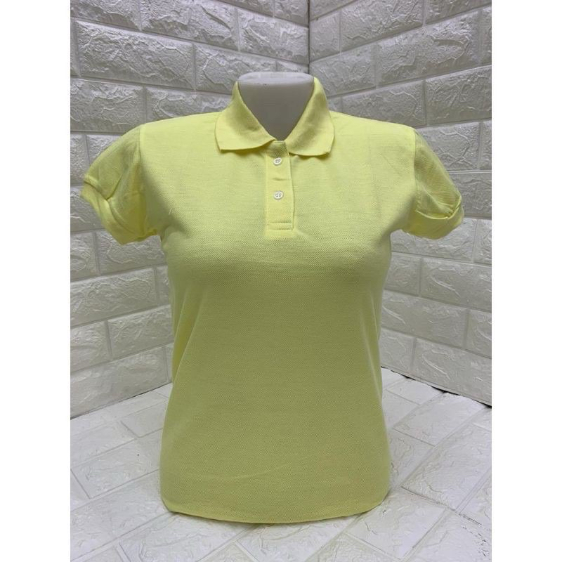 Ladies' Classic Honeycomb Plain Polo Shirt with Side Slit (fits only up ...