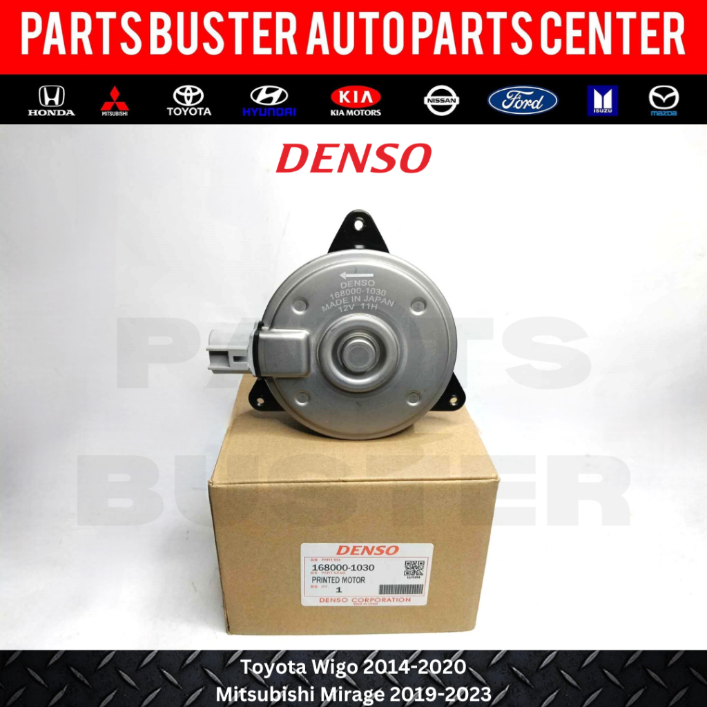 Radiator Fan Motor for Toyota Wigo 2014-2020, Mitsubishi Mirage 2019 ...
