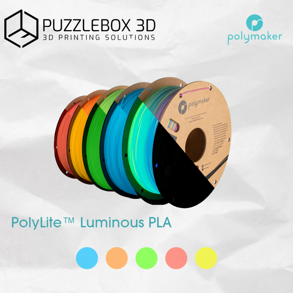 Polymaker Glow in The Dark PLA (1.75mm) Filament Luminous Fluorescent ...