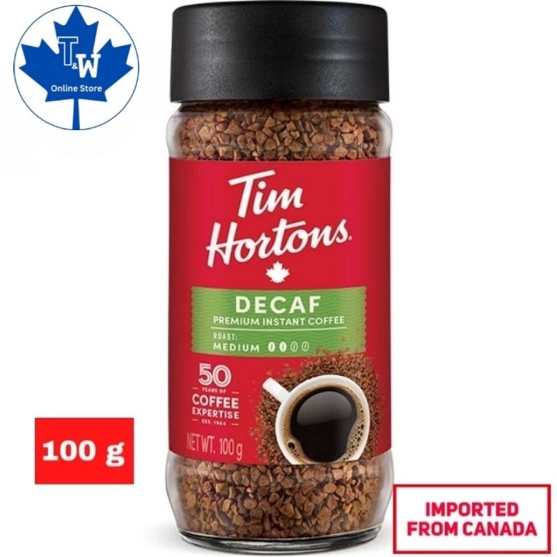 *PROUDLY CANADIAN* Tim Hortons DECAF Premium Instant Coffee | 100g BB ...