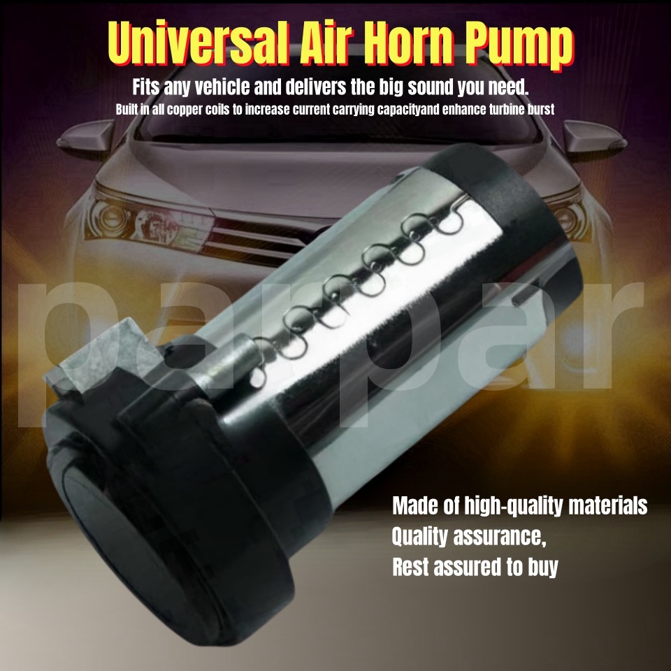 12V/24V silver air compressor for air horn cars/trucks/vehicles ...