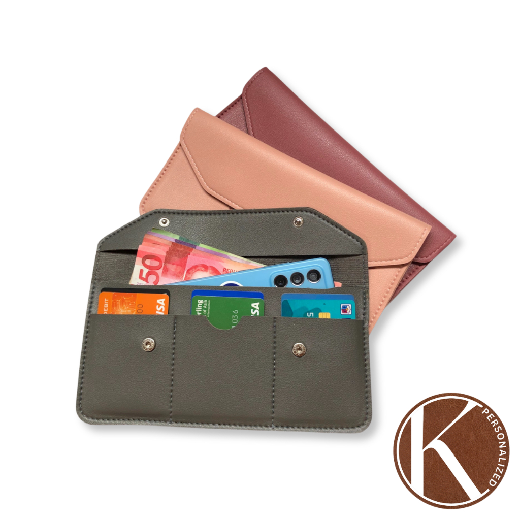PERSONALIZED LONG TRAVEL WALLET | FREE FOR UP TO 6 LETTERS | Shopee ...