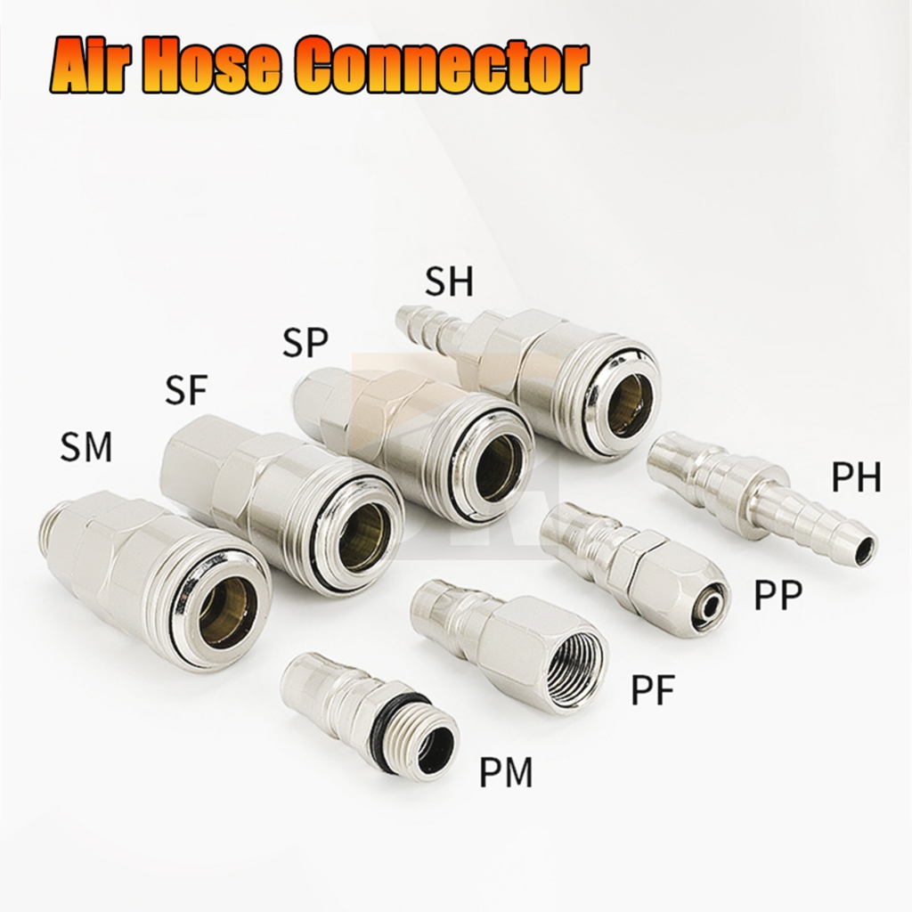 Air Hose Compressor Connector Coupler Socket Quick Coupling ...