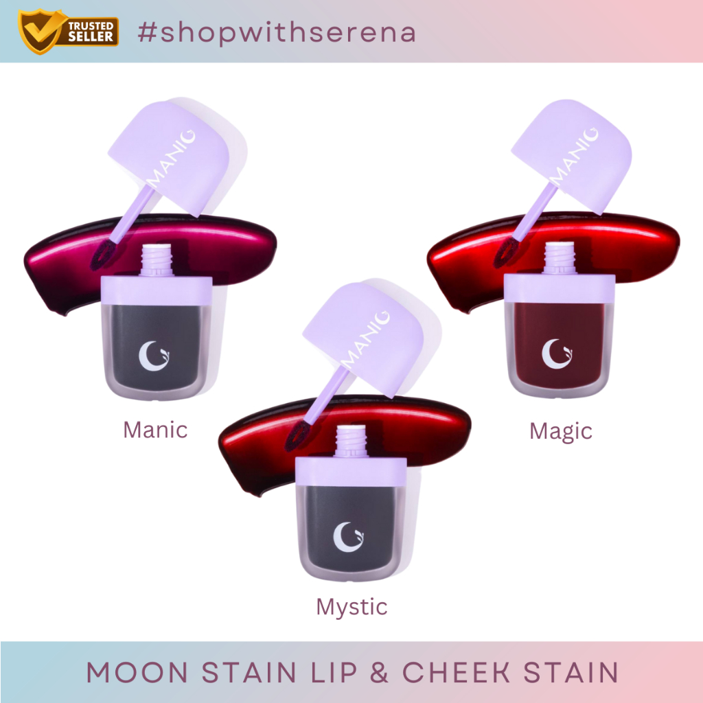 Manic Beauty Moon Stain Tint 5ml, Manic, Mystic, Magic, Lip and Cheek ...