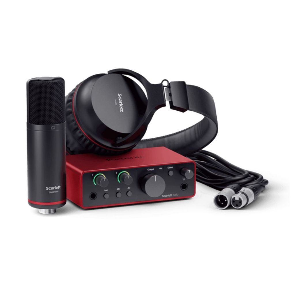 Focusrite Scarlett Solo Studio 4th / 3rd Gen USB Audio Interface with ...