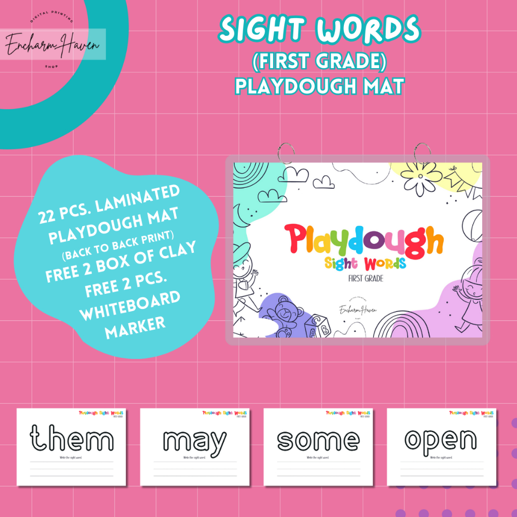 Sight Words Playdough Mat (First Grade) | Shopee Philippines