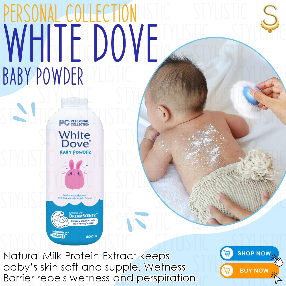 Personal Collection White Dove Baby Powder 200g Mild, Gentle Care all ...