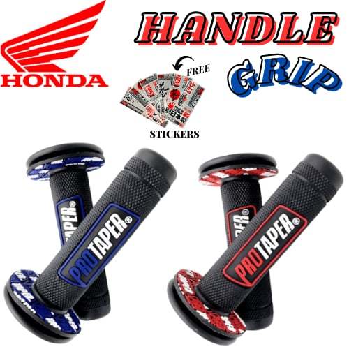 HONDA TMX 125 PROTAPER Motorcycle Handle bar RED/BLUE Grip High Quality ...