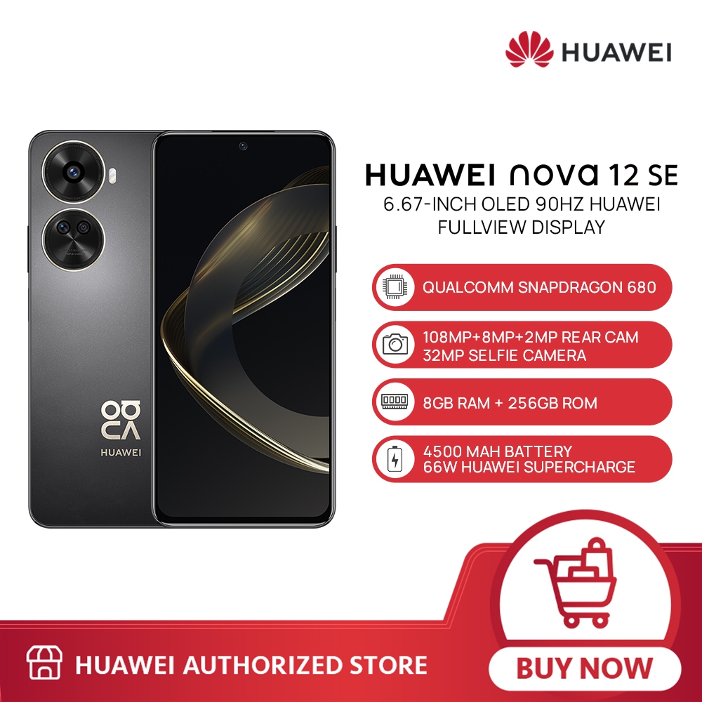 HUAWEI nova 12 SE Smartphone | 8GB+256GB | Qualcomm Snapdragon 680 ...