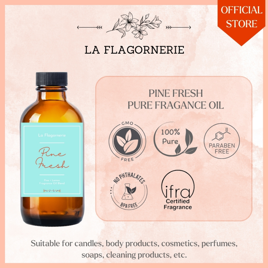 Pine Fresh Fragrance Blend (Pine, Lemon) (For candles, soaps, diffusers, perfumes) | Shopee ...