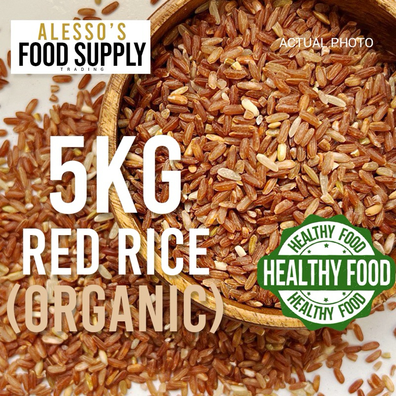 RED RICE 5kg (Organic) | Shopee Philippines