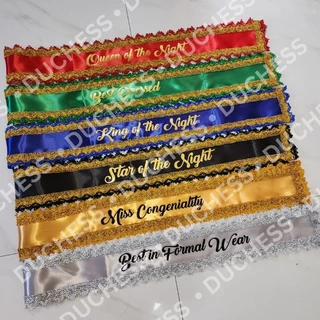 Shop sash for pageant for Sale on Shopee Philippines